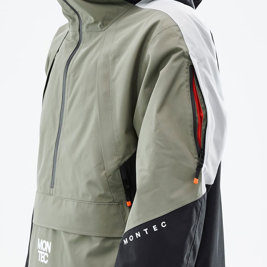 Montec Apex Skidjacka Man Greenish/Black/Light Grey - Grön | Ridestore.se