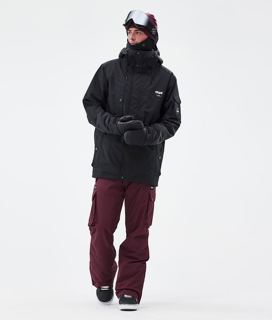 Dope Iconic Snowboardbyxa Man Don Burgundy - Vinröd | Ridestore.se